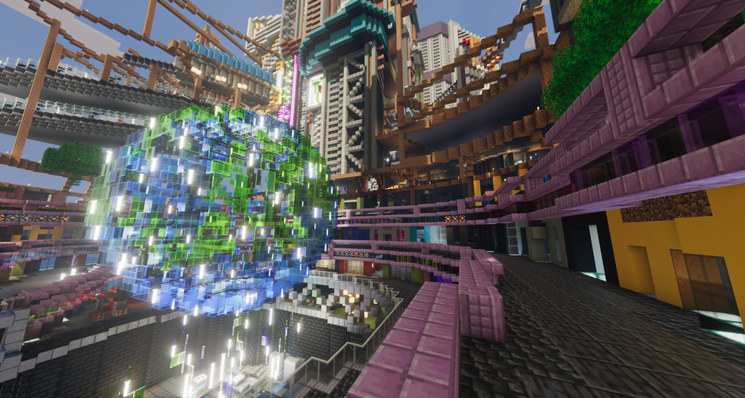 Cyberpunk In Minecraft - CyberCity - A Mega City Project